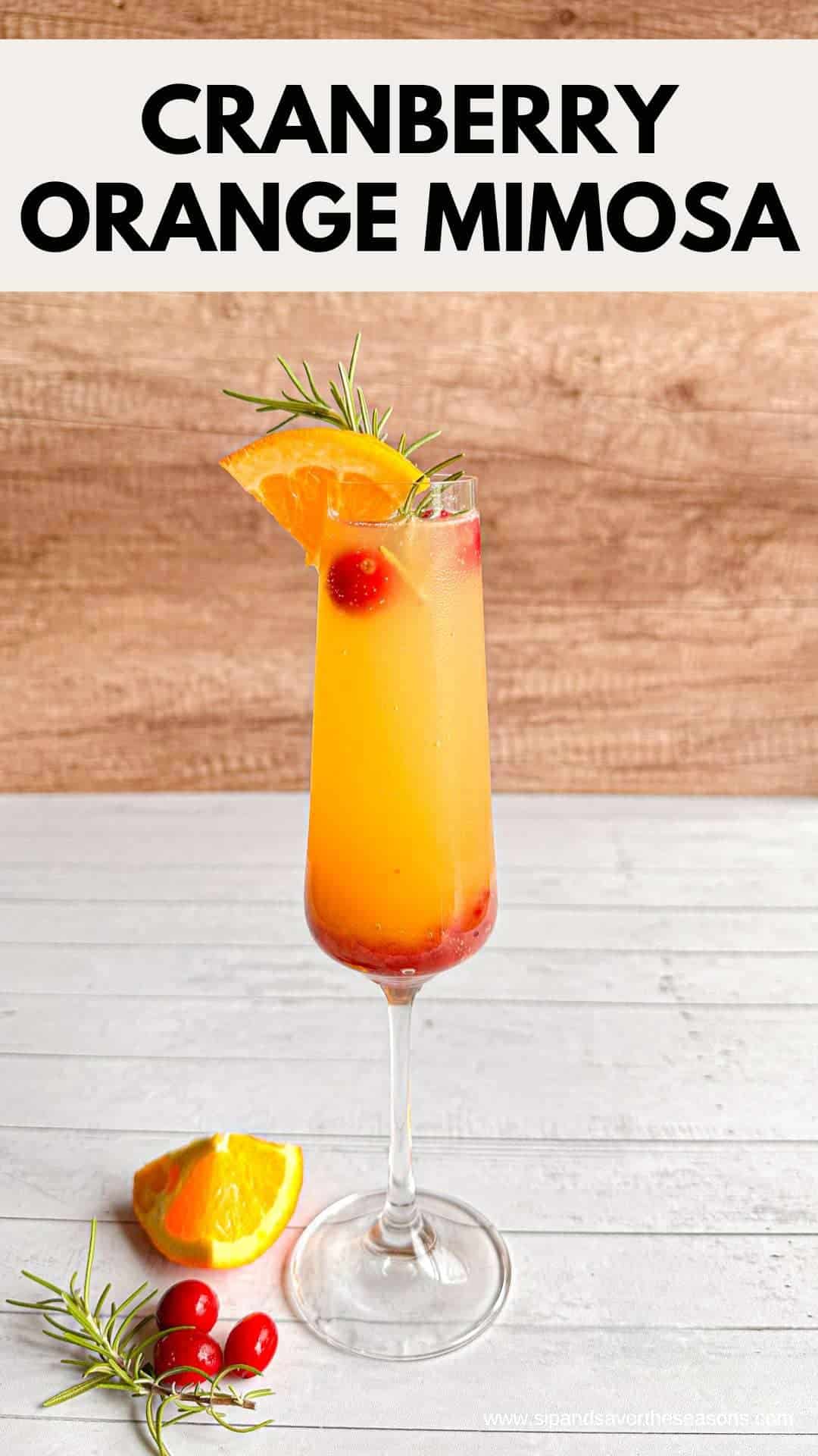 Cranberry Orange Mimosa