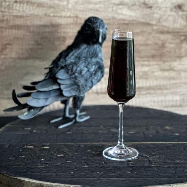 The Black Raven - A Spooky Halloween Cocktail