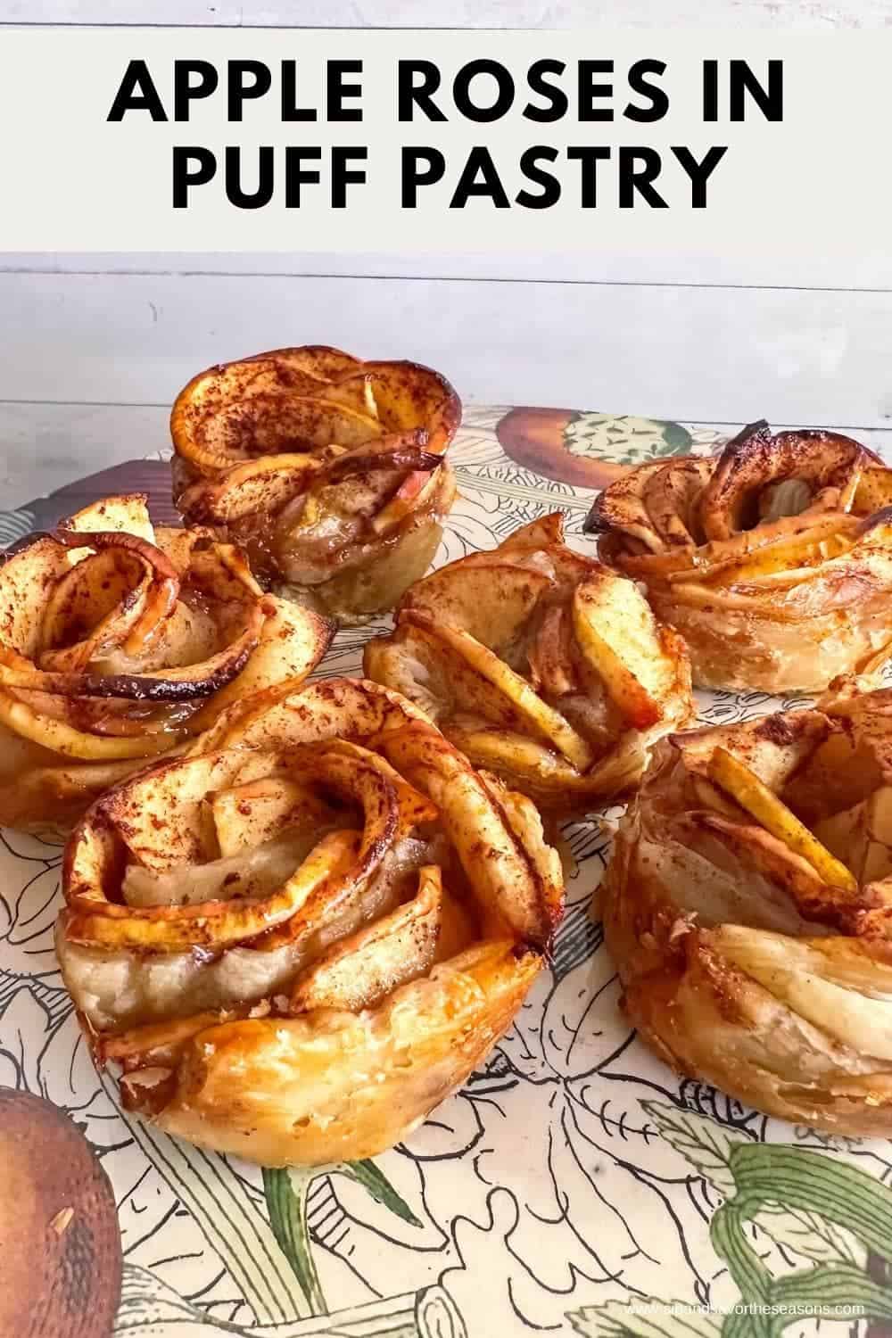 Apple Roses In Puff Pastry