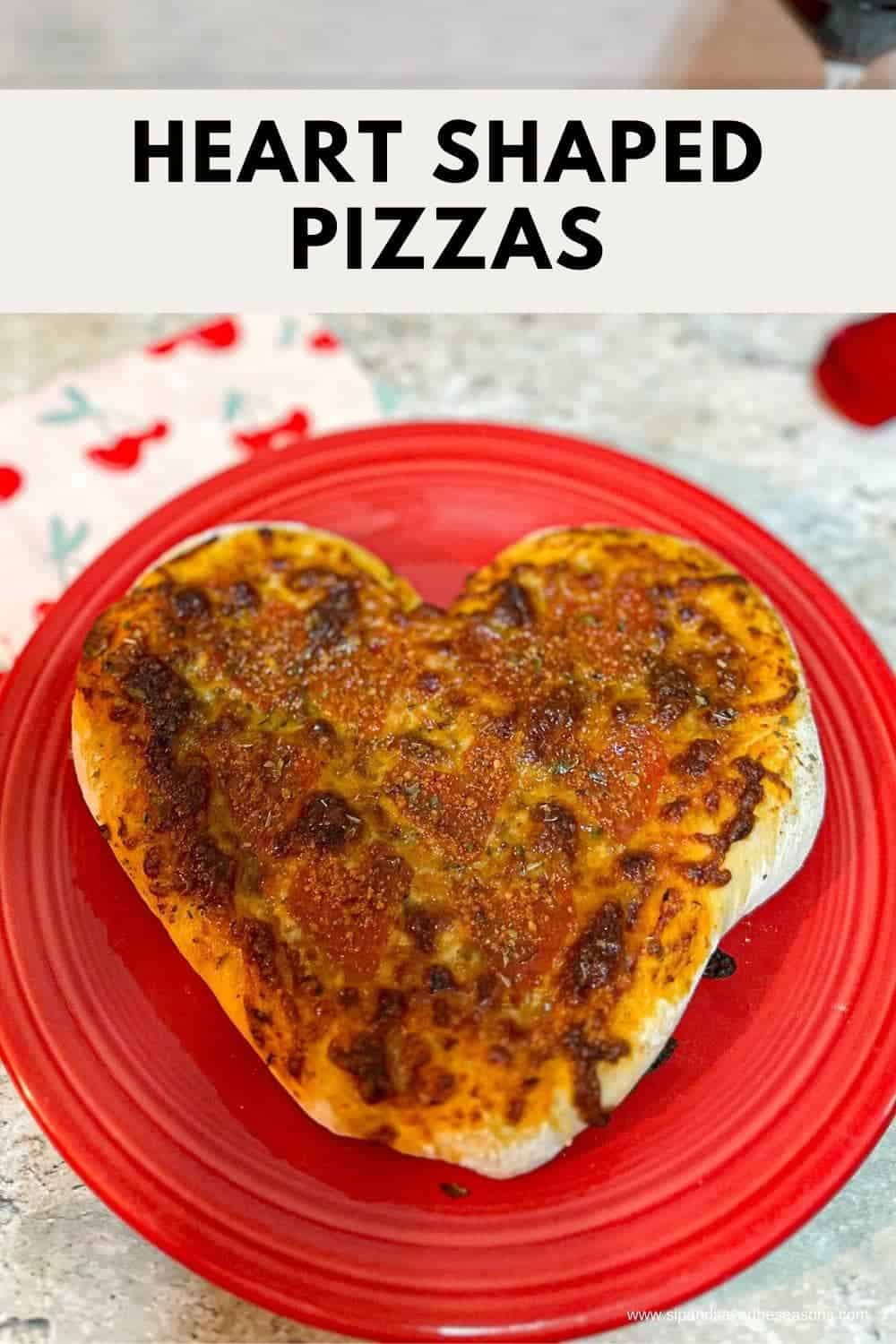 Celebrate Valentine's Day with Heart Shaped Pizzas